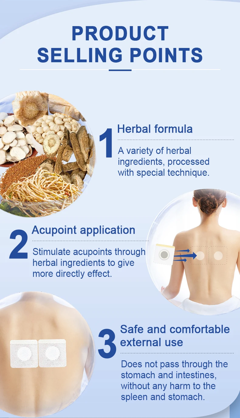 New Idea Herbal Transdermal Patches Plain Small Body Patches Cough ...