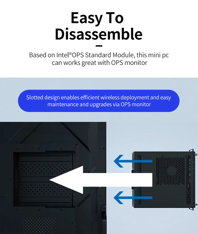 JWIPC 2024 Newest Intel Desktop Computer Ops I5 13th 8GB 256GB TPM2.0 ...