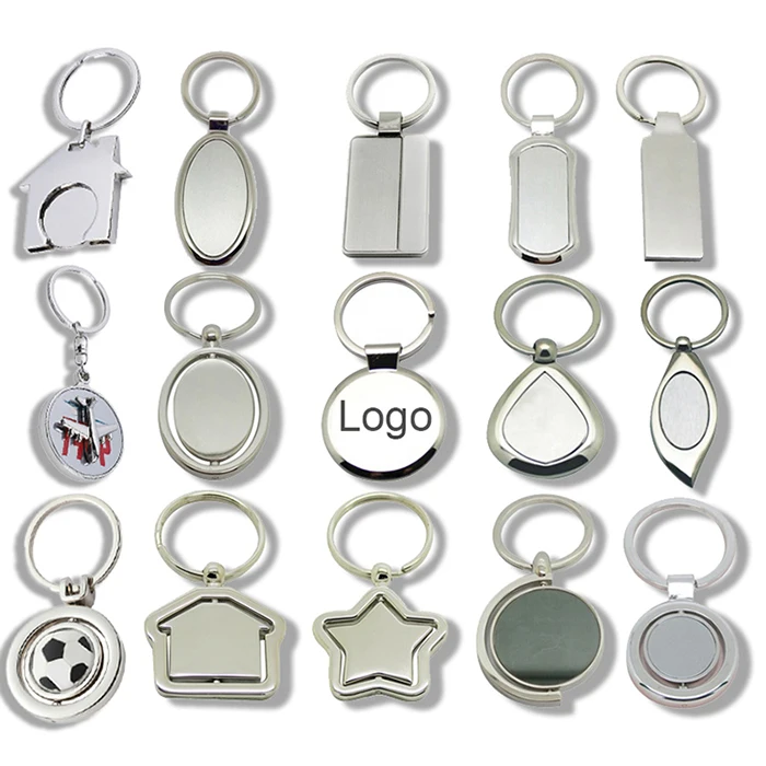 Wholesale Keyrings Keychain Blank Engraving Plain Custom House Iron ...