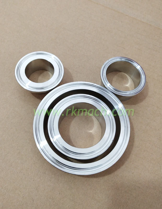 Stainless Steel Ss304 Sanitary 1.5'' Tube Tri Clover Connection Pipe ...