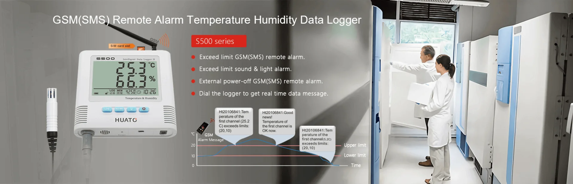 Refrigerator Temperature Monitoring System - Wireless Alarm