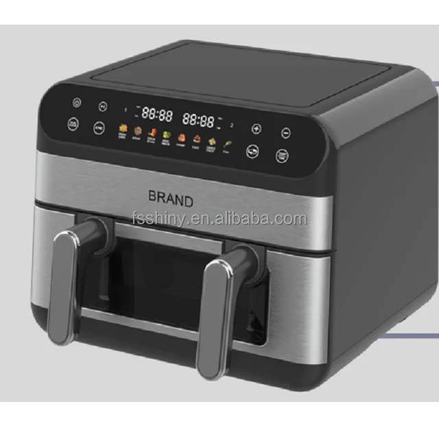 Wholesale Electric Touch Screen 3 In 1 Air Fryer Black Smart No Oil Air ...