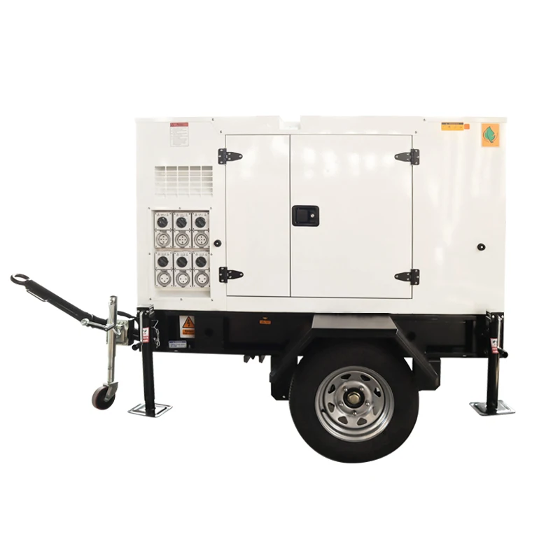 50hz 50kw/60kw Diesel Generators - Silent Trailer Generators