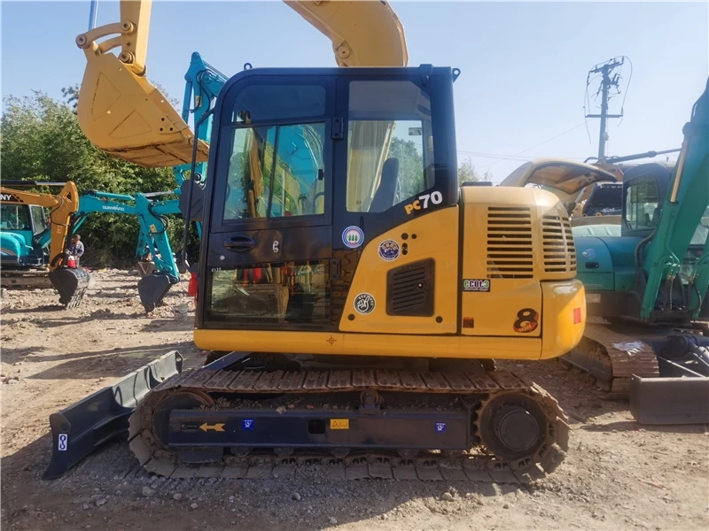 Komatsu 220 22ton Used Original Excavator Surplus Japan Komatsu Backhoe ...