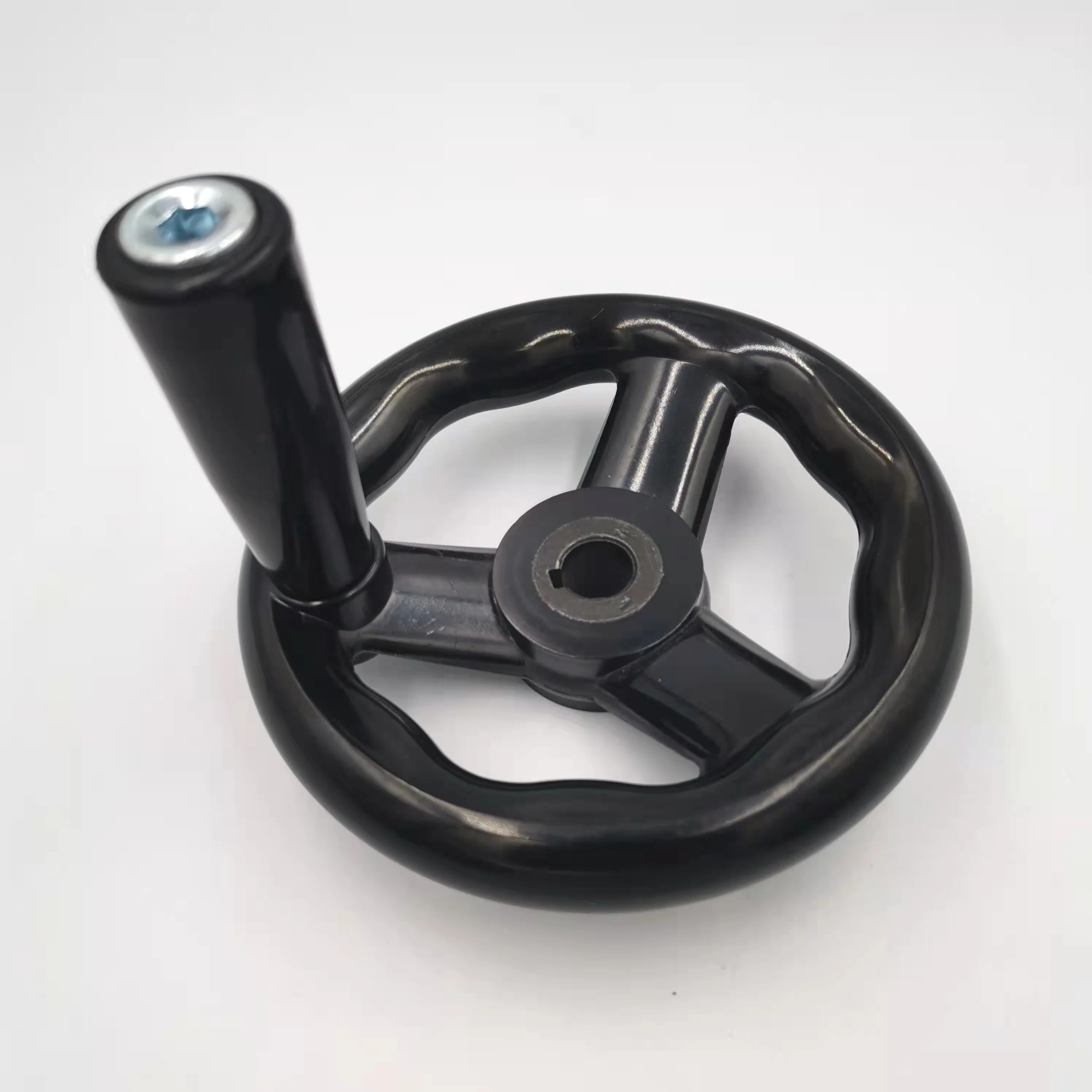 Plastic Handwheel 3-Spoke Plastic Hand Wheel - 19.7cm Round Machine ...