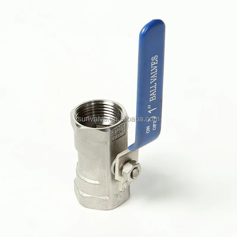 Stainless Steel 1'' Ball Valve WOG 1000 PSI CF8 One Piece