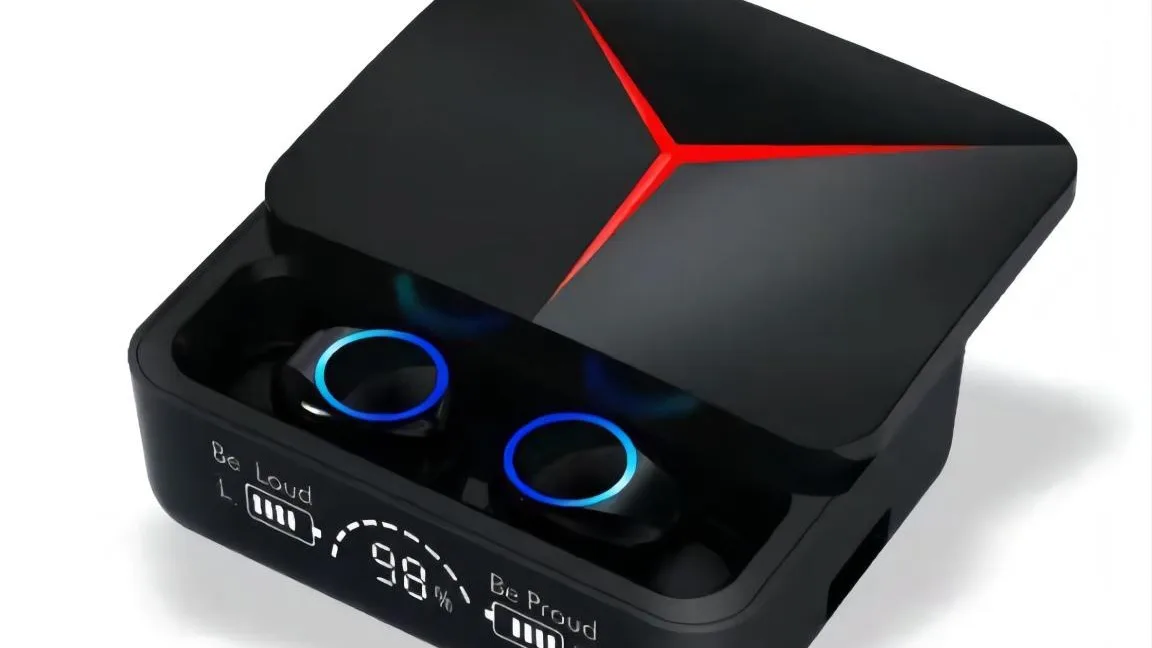 Custom Logo M90 Tws Wireless Headset Led Display Fone Headphones ...