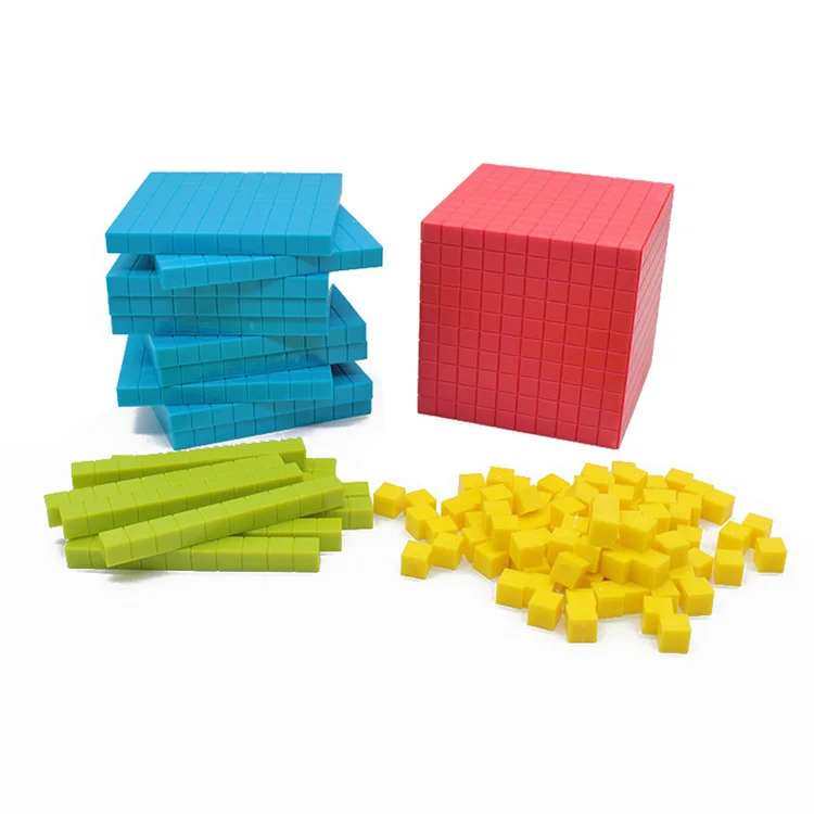 Blocks Introduction To Decimal Quantity Plastic Decimal 121 Pieces ...