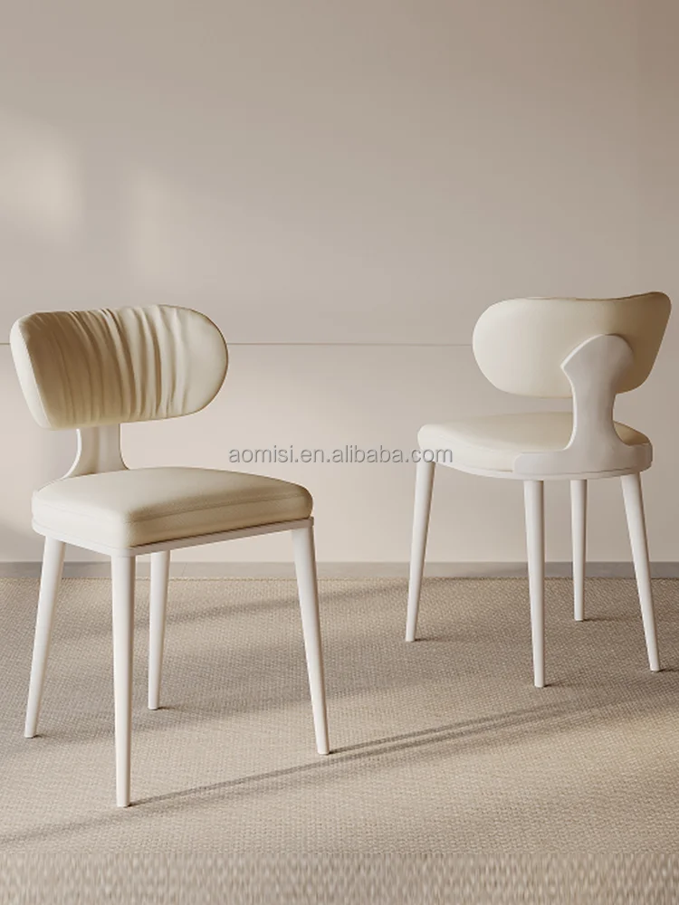 Modern Luxury High End Dining Chair - Customizable PU Leather