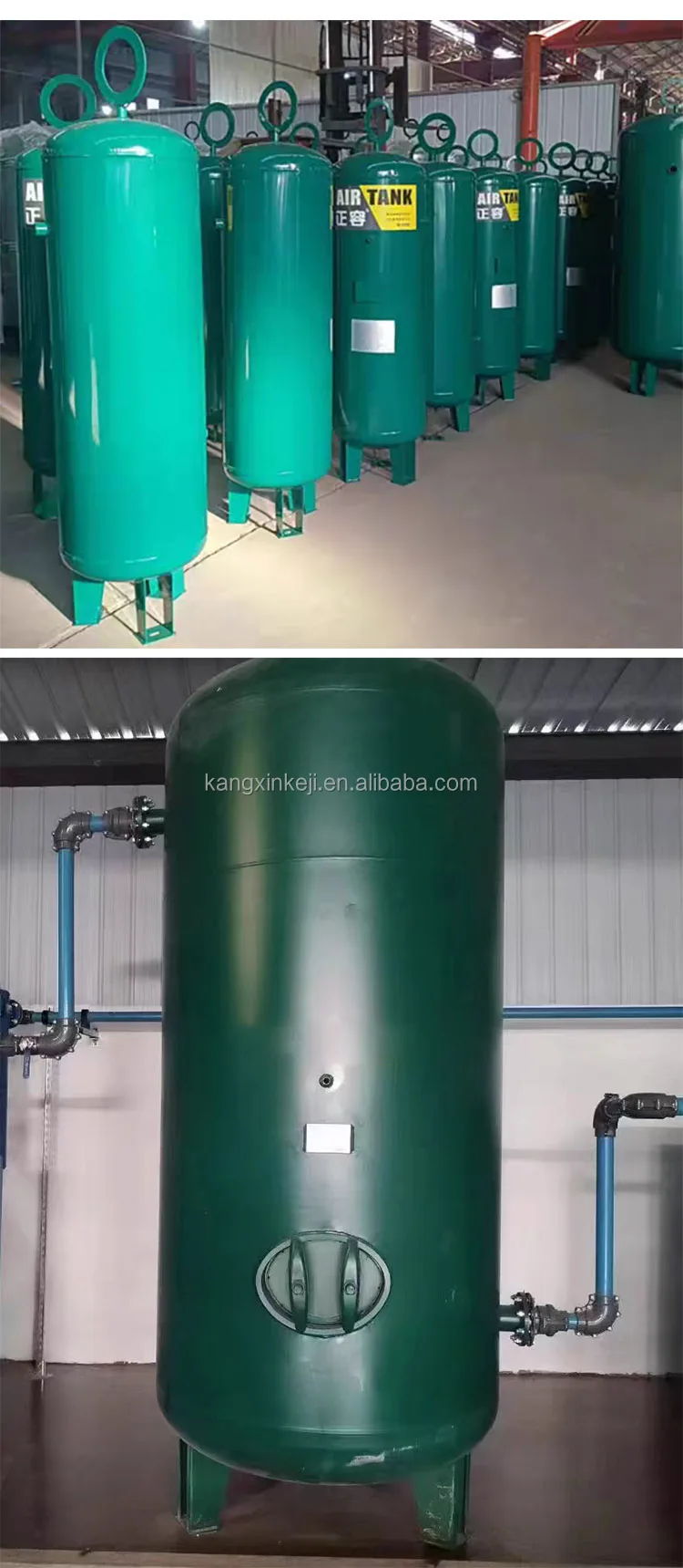 For Compressor Stainless Steel 3000l 10 Bar Storage Tank Air Receiver ...