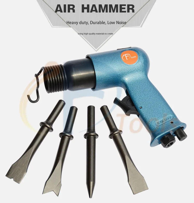 Heavy Duty Pneumatic Air Needle Scaler With 19 Needles 2 In 1 Air ...