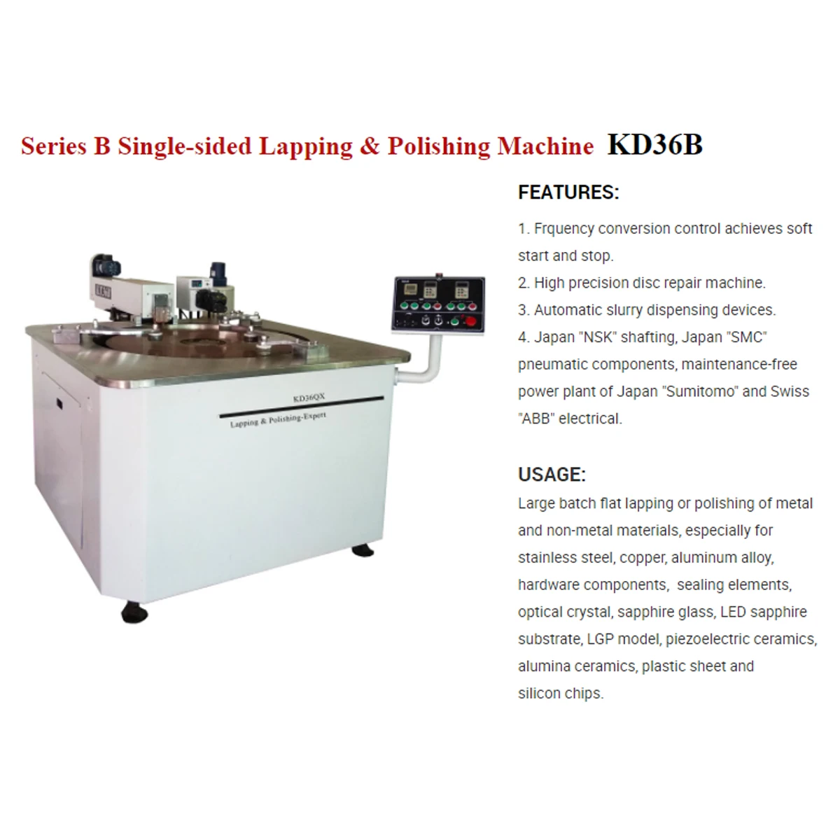Wafer Polisher Lapping And Polishing Machine Surface Planer Grinder ...