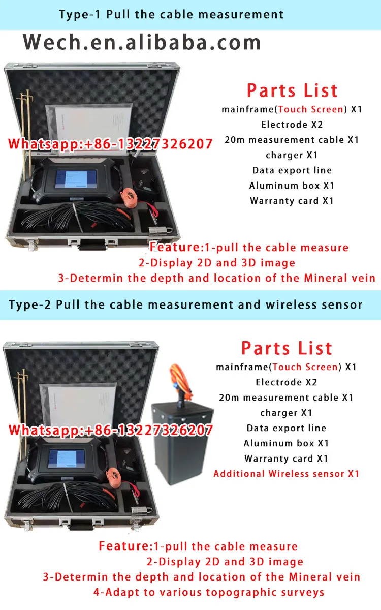 Admt-20k-x 20m Underground Cavity Detector With Mapping & Odm