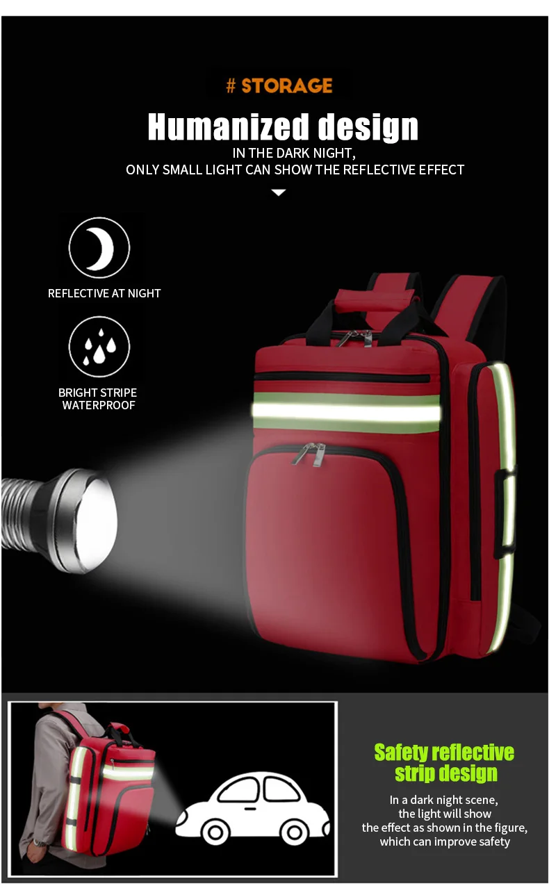 Empty Stylish Trauma Modular Paramedic First Aid Kit