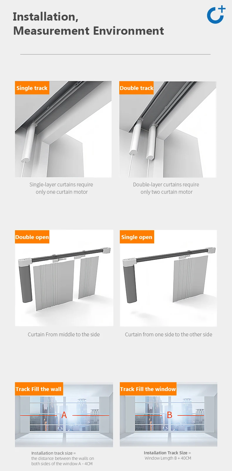 Smart Electric Curtain Rail For Curtain Motor Super Quite Silence Smart ...