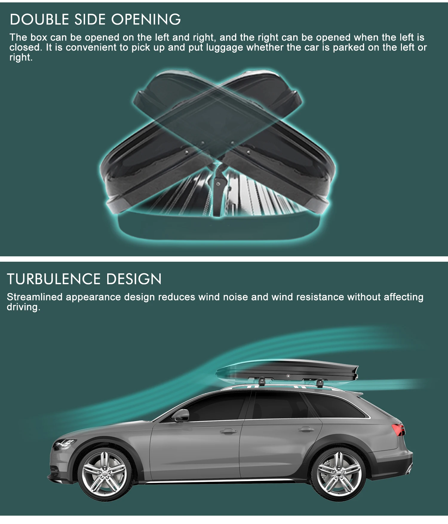 4runner Wrangler Off Road Roof Top Mount Car Storage Travel Luggage ...