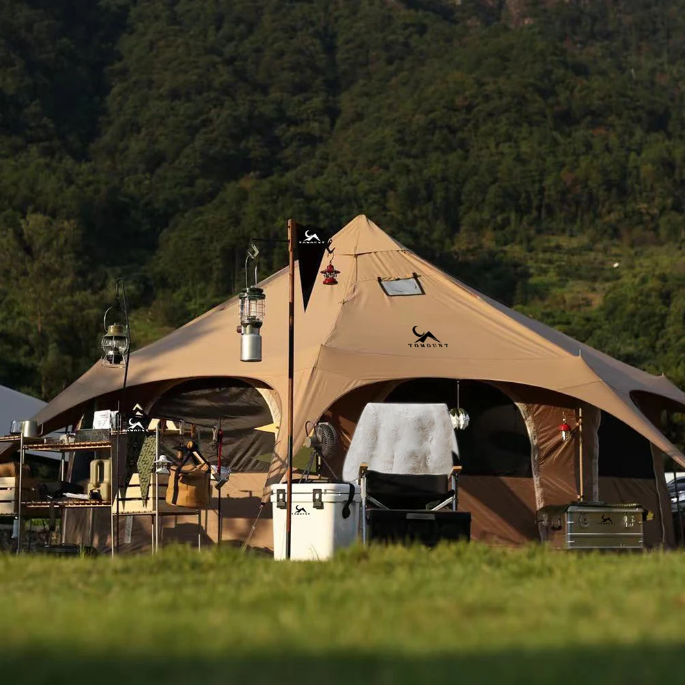 Outdoor Safari Glamping Tent Oxford 3m 4m 5m 6m Luxury Yurt Bell Tent ...