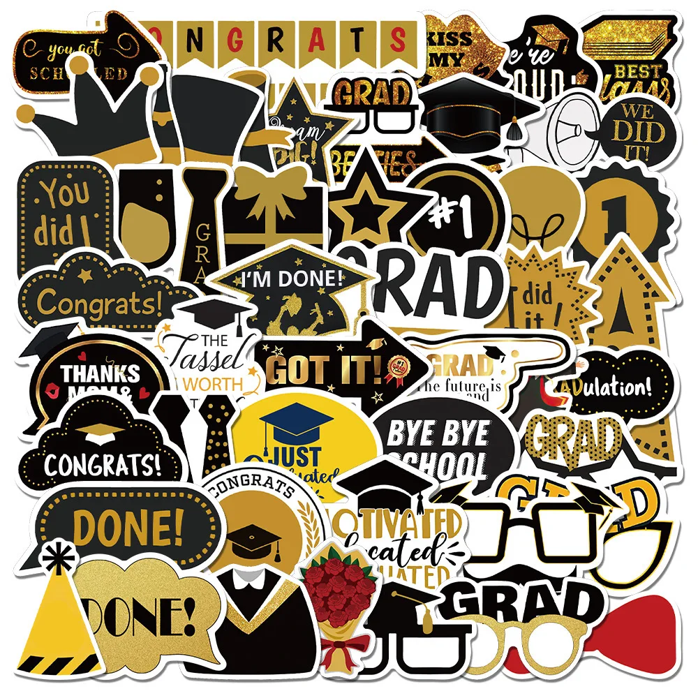 Graduation Stickers 2024 College Stickers Class Of 2024 Waterproof ...