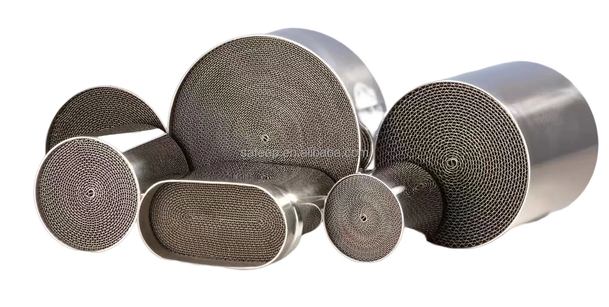 Euro5 High Performance Honeycomb Metal Substrate Three Way Catalyst ...