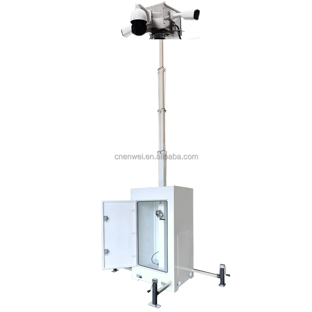 Portable Surveillance Security Camera Tower for Shopping Mall ...