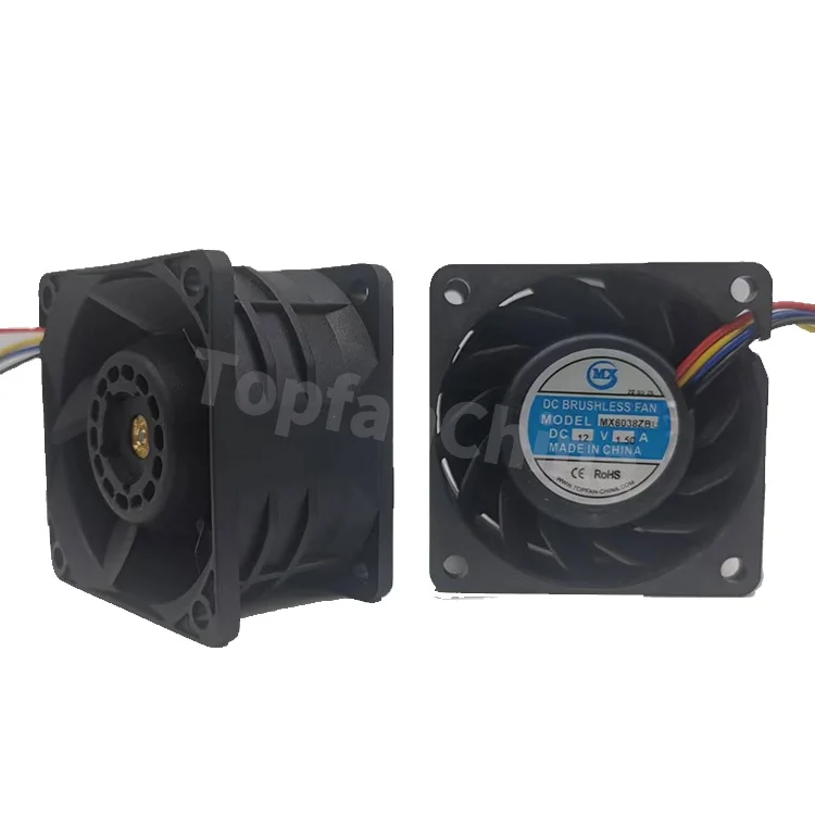 Fan 60x60x38mm DC Axial Fan 6038 90M3/H Brushless for Cooling