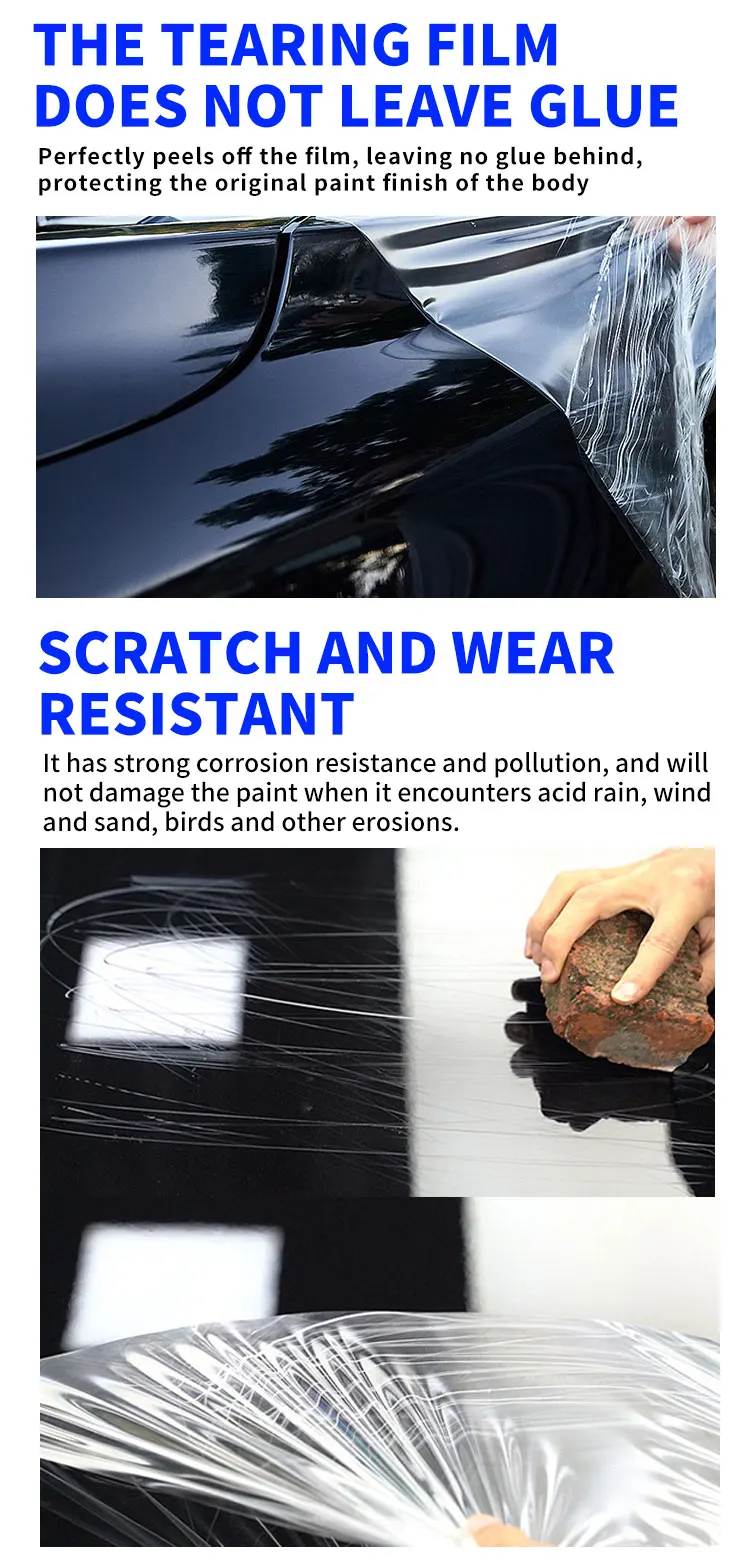 New Product Glossy Self Healing Vinyl Car Wrap Ppf Paint Protective ...