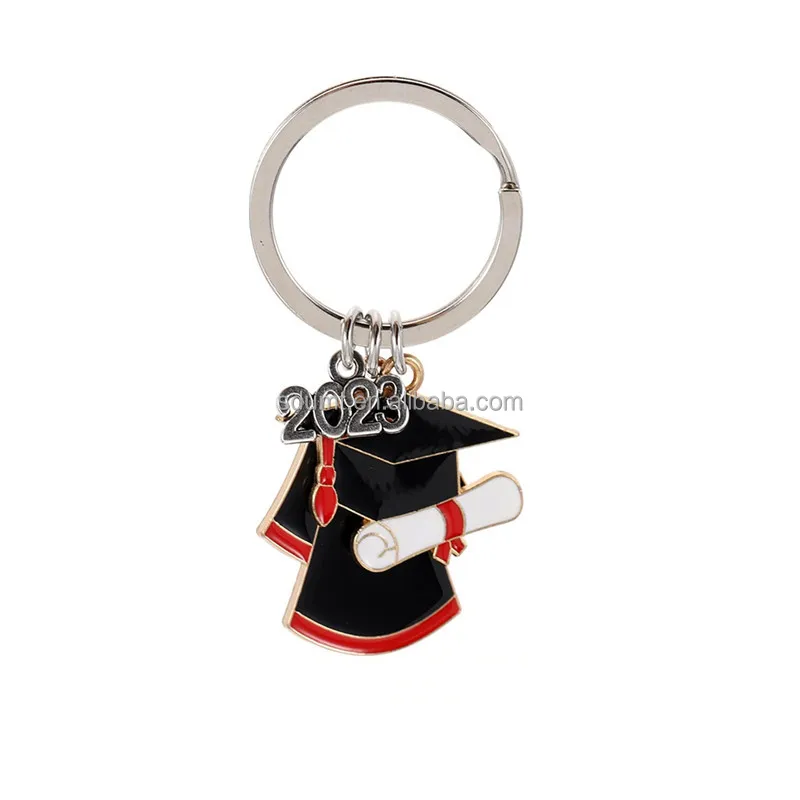 Graduate Keychain Graduation Cap Key Ring Study Key Chain For Women Men ...