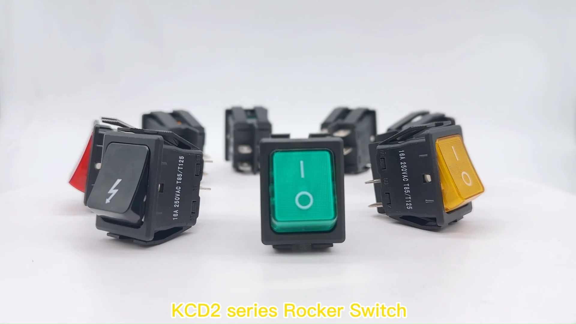 Factory Waterproof 16a 250v Green Rocker Switches Indicator Rocker ...