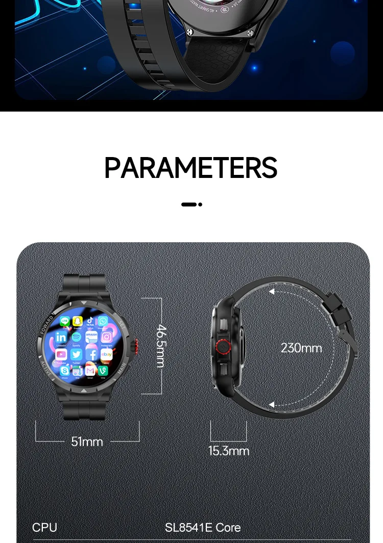 Custom Logo Trendy Adult Touch Screen Smart Watch With Sim Card ...