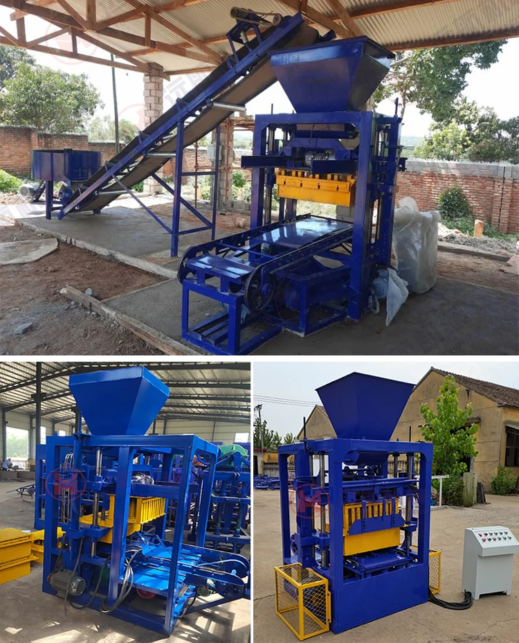 QT4-28 Automatic Press Road Paver - Efficient Brick Making