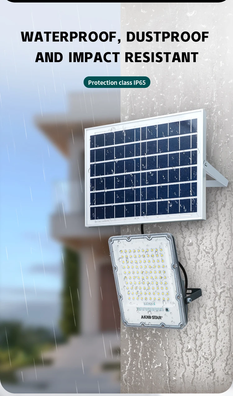 Akko Star Solar Flood Light 6500k - Buy Size 217*180*42mm Light ...