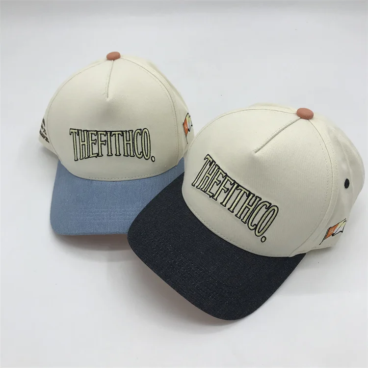 Custom 5 Panel Structured Hats - Durable & Stylish Caps