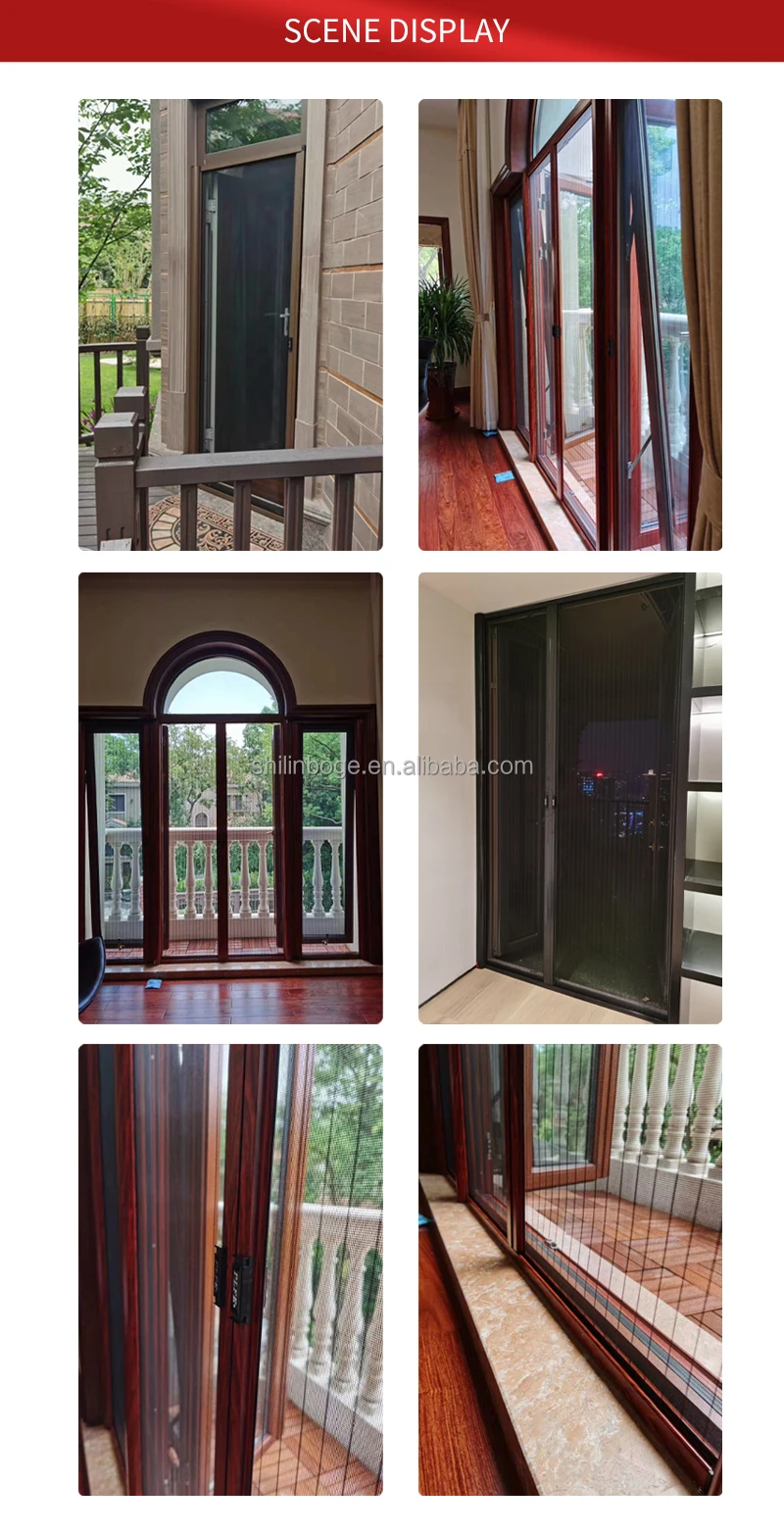 Retractable Sliding Window Spring Loaded Fiberglass Diy Mosquito Window ...