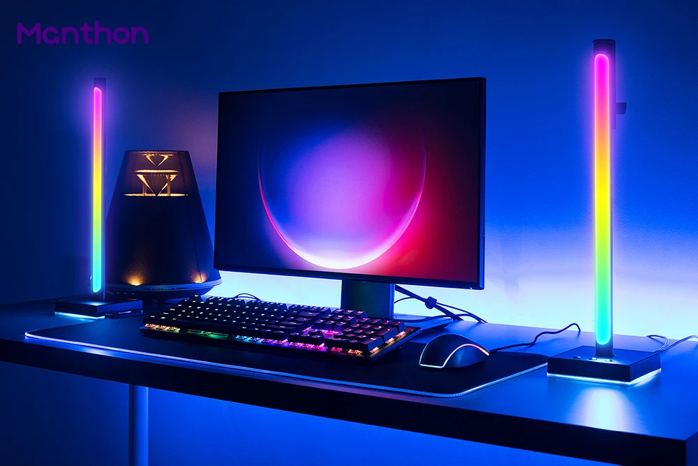 Custom Creative Rgb Led Backlight Music Sync Levitating Gaming ...