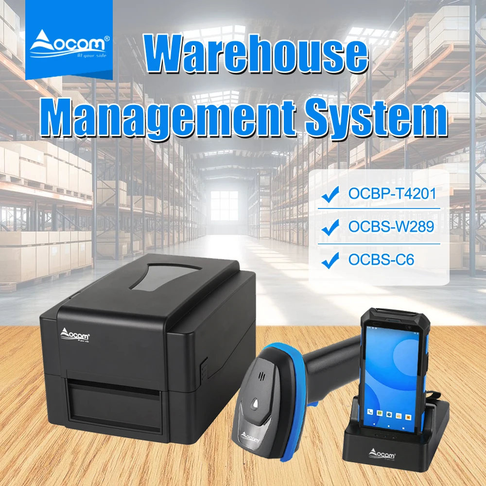 OCOM 4X6 Address Sticker Thermal Transfer Barcode Printer
