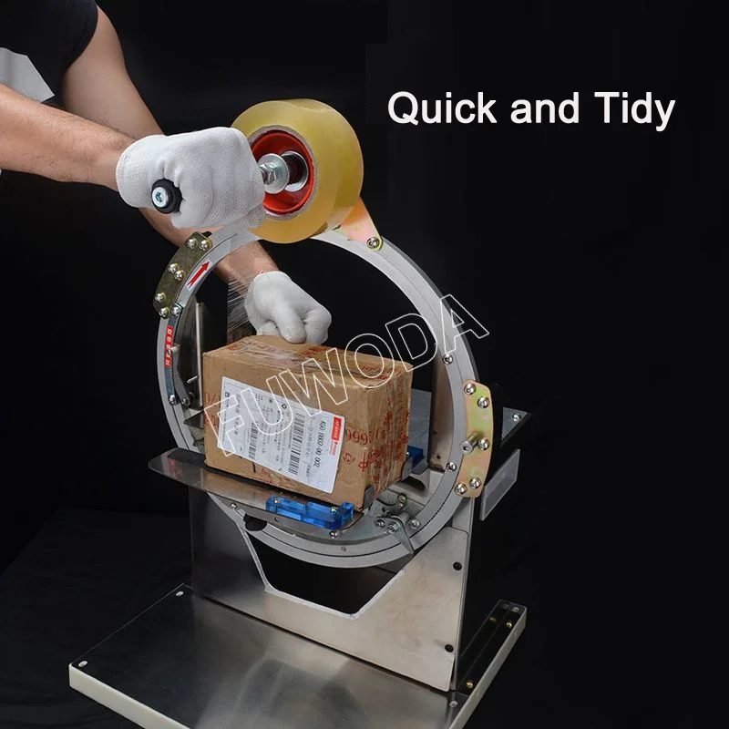 Semi Automatic Adhesive Tape Carton Box Packaging Folding Sealing ...