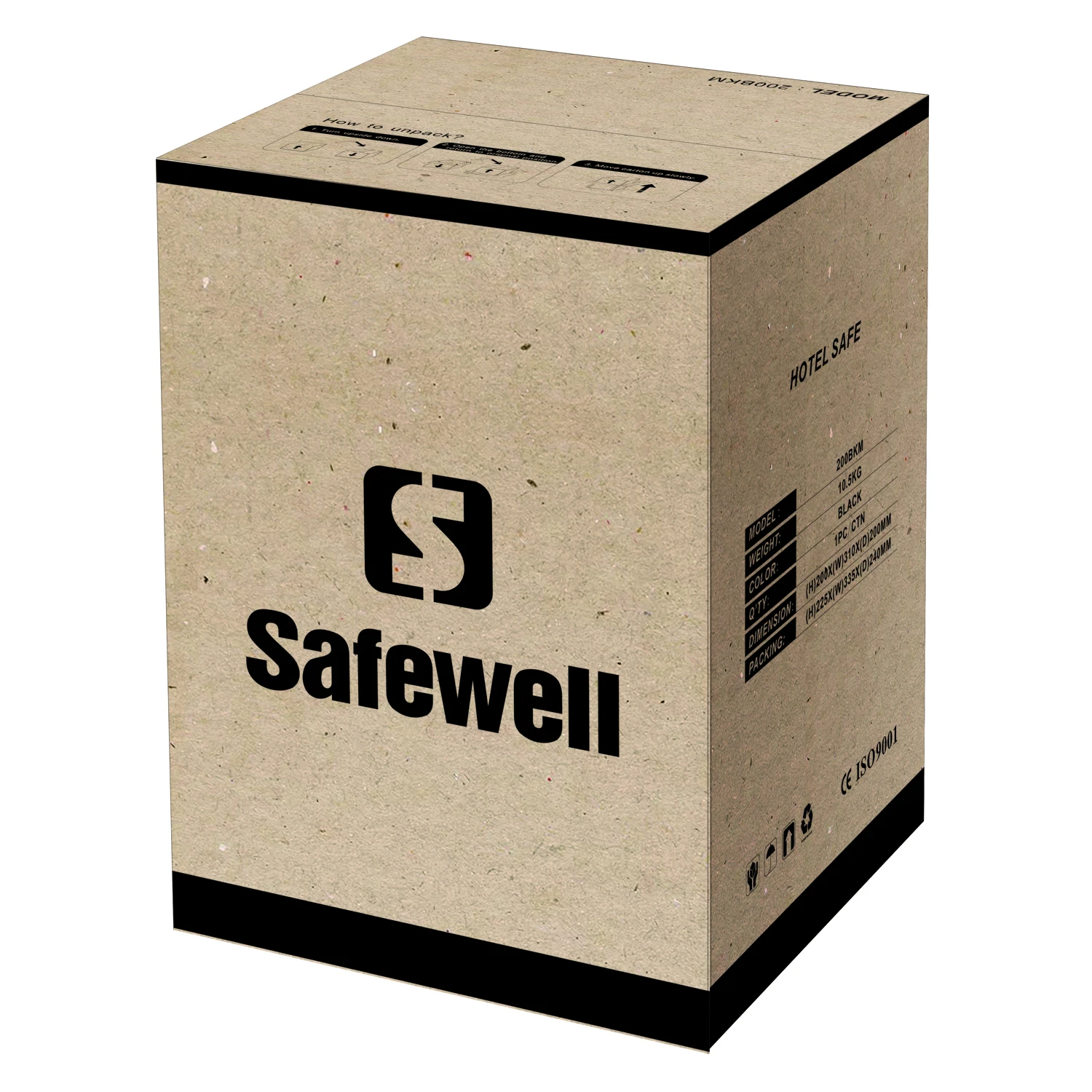 Safewell Yb-500a Jewelry Safe Large Lock Box Security Document Cajas De ...
