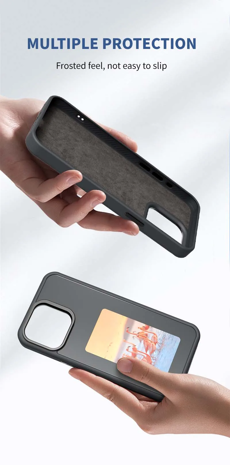 2024 DIY NFC E Ink Screen Display Smart Phone Case