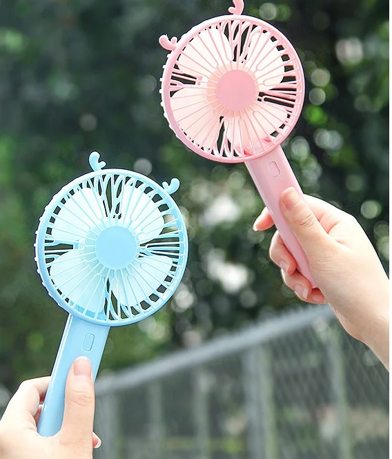 Desktop Quiet Fans With Cute Animal Cat Foot Shape Base Phone Holder ...