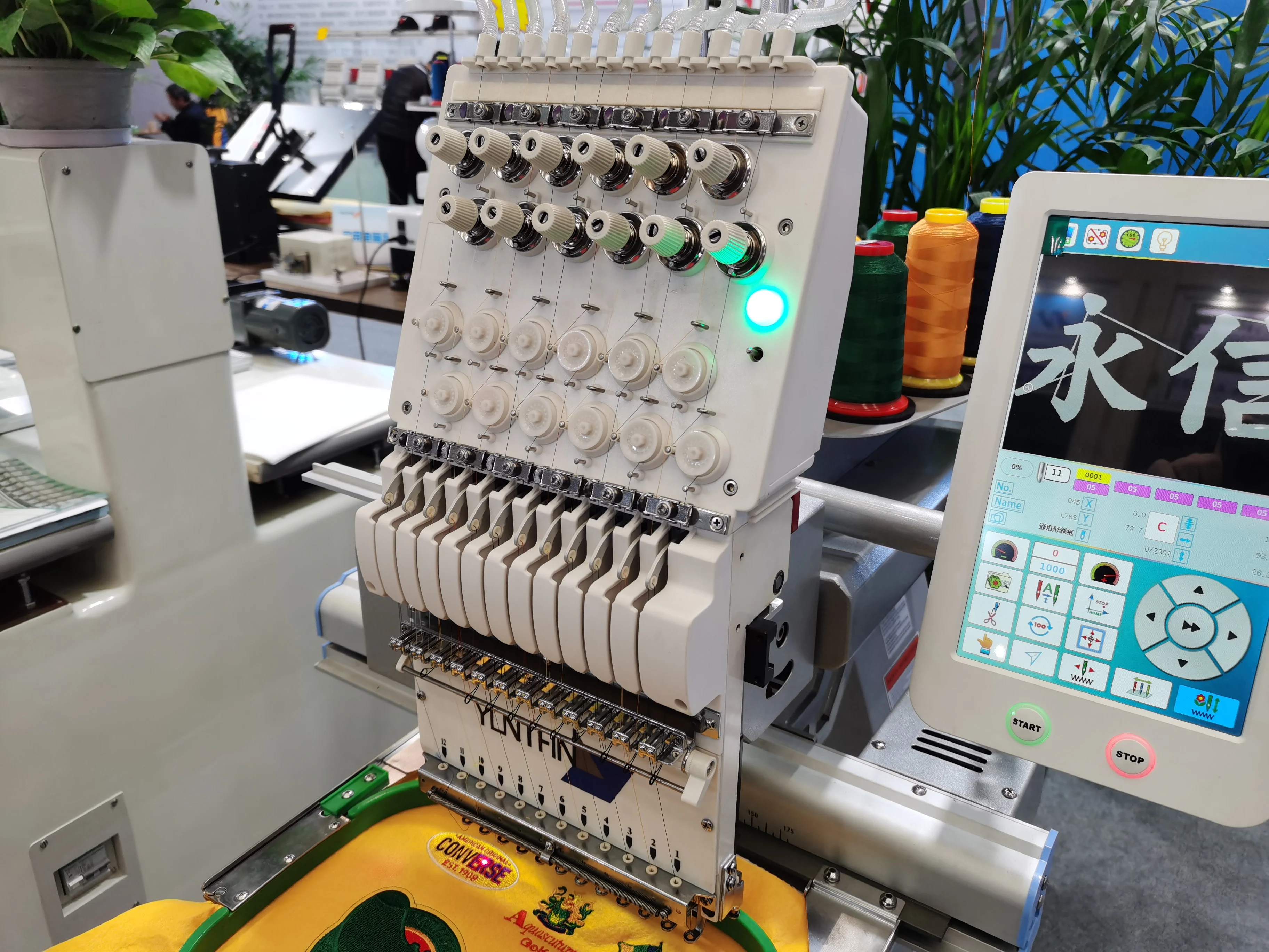 Yonthin Computerized Embroidery Sewing Machine for Hat Sales