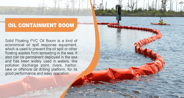 PVC Float Type Seaweed Barrier Oil Spill Containment Boom for Marine ...