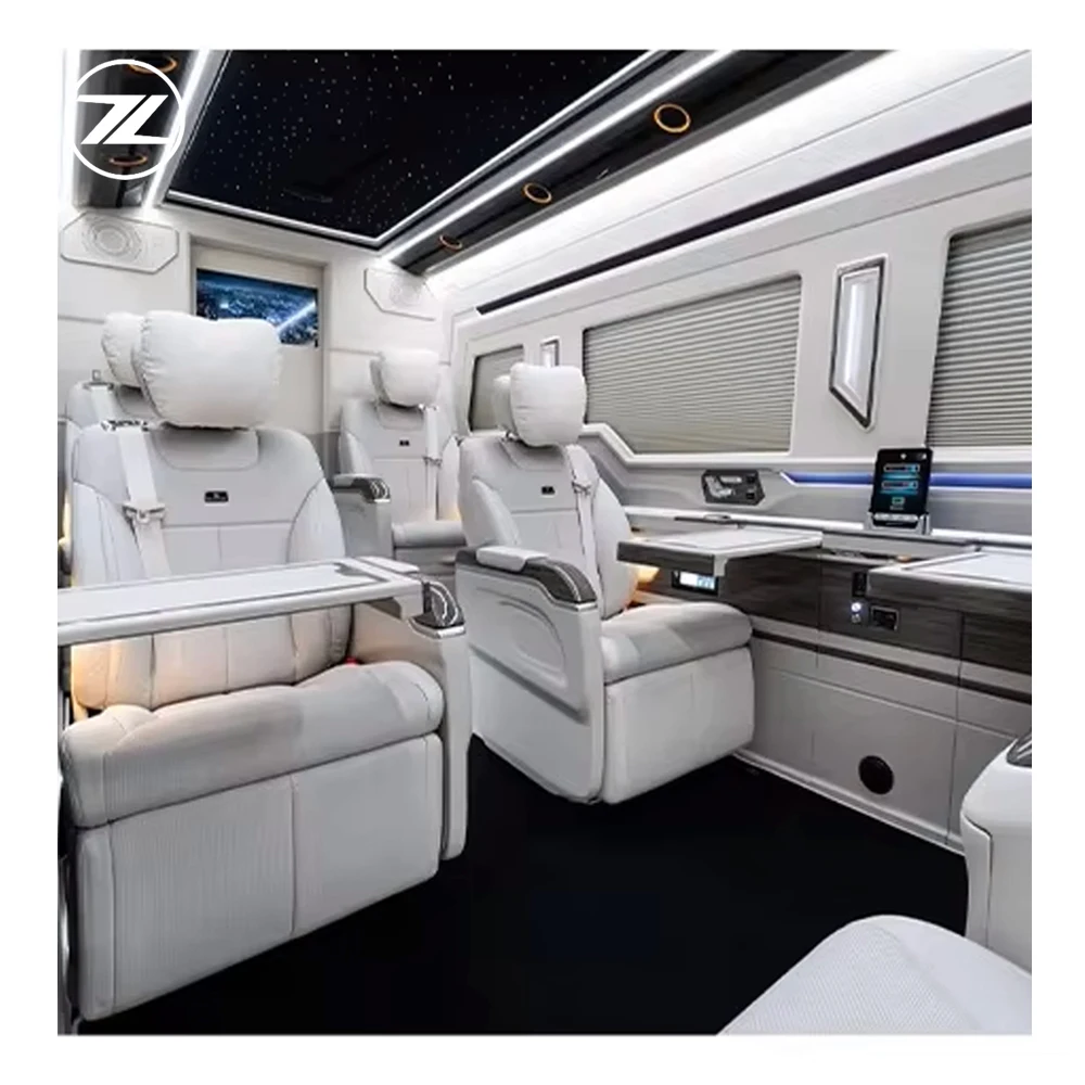 2024 Mercedes Sprinter Van Full Interior Walls Upgrade VIP Luxurious ...