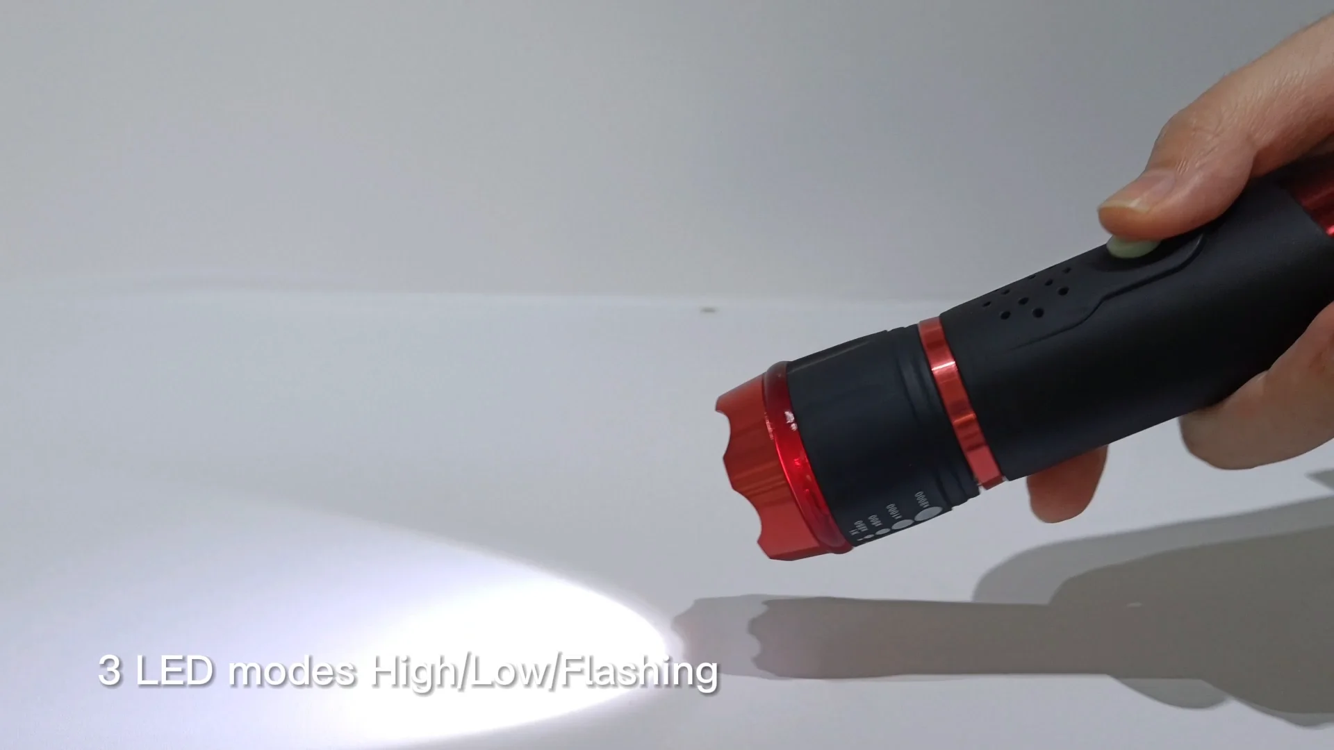 Hot Safety Self Defense Led Flashlight Attack Head Torch High Power Led ...