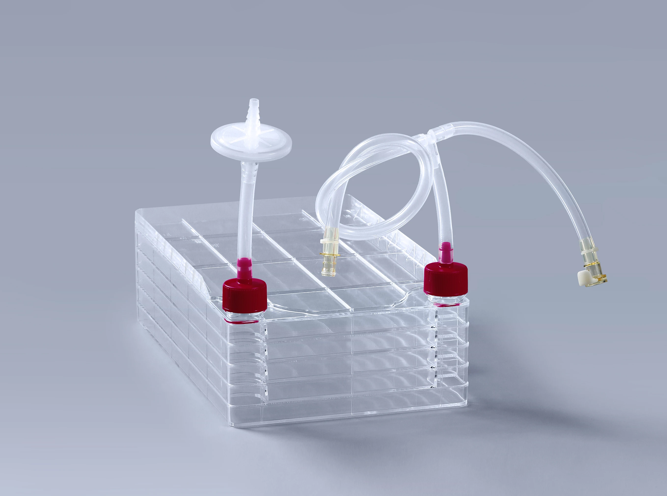 Plastic Sterile Tissue Culture Instrument Multi Layer Cell Culture ...