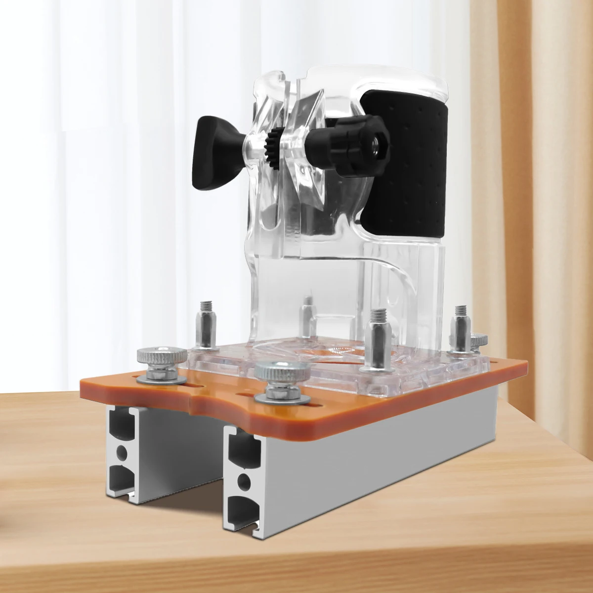 Woodworking 1 Slotting Bracket,Invisible Fasteners Slotting Guide Base ...