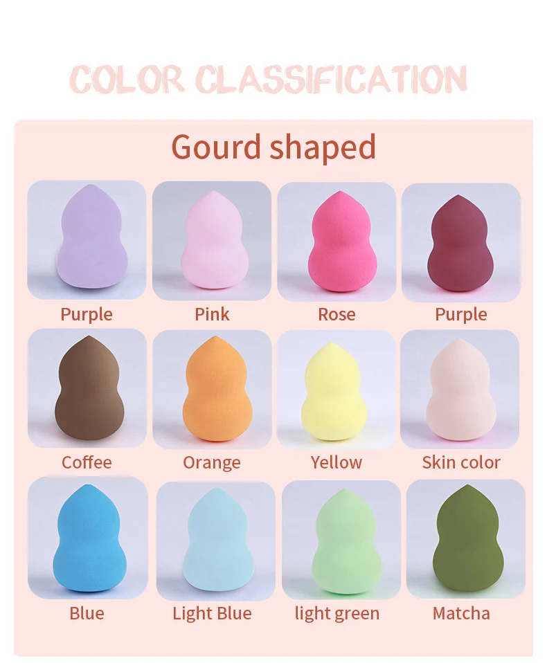 8pcs Cosmetic Sponge Latex-free And Vegan Beauty Sponge Set Make Up ...