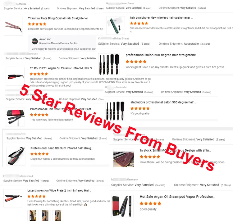Infrared Hair Straightener - Custom Flat Irons with Private Label