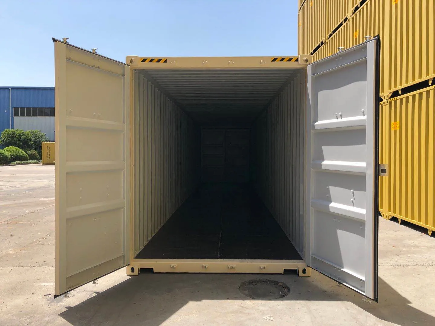 Hysun Shipping Container New Steel 40 Hq Sea Cargo Portable Double Door ...