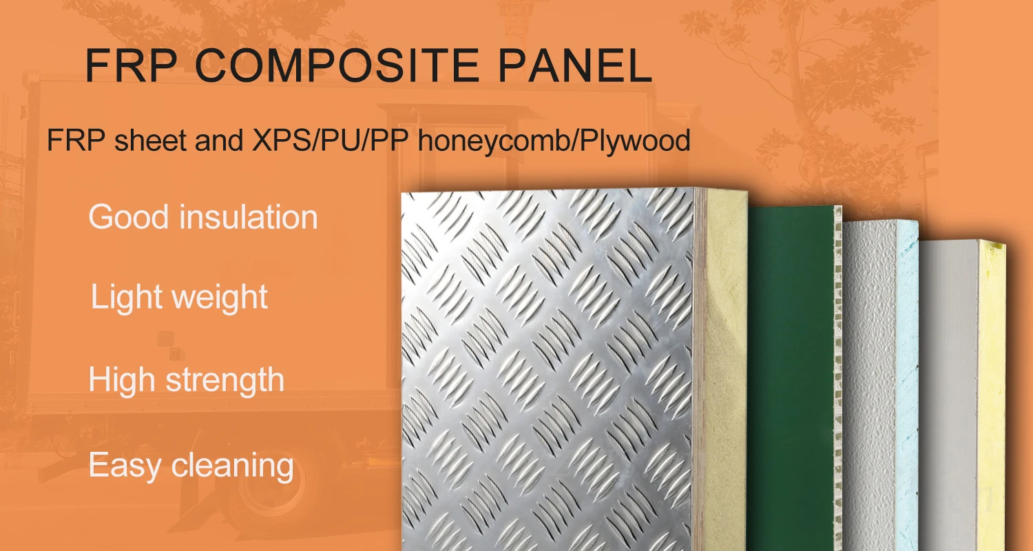 Thermal Insulation FRP & XPS Foam Composite Panels