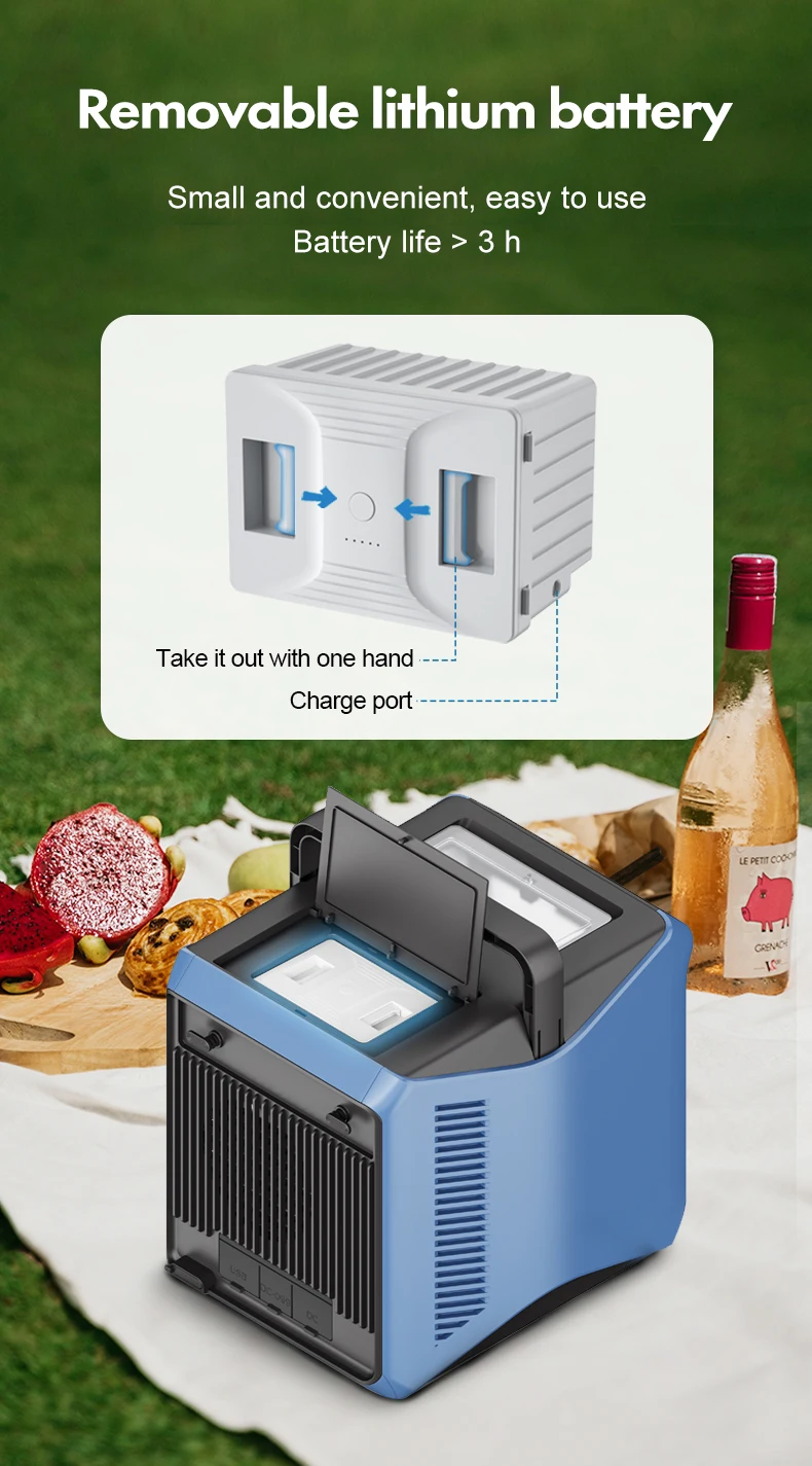 Mini Ice Maker Battery Powered Portable Car Ice Maker